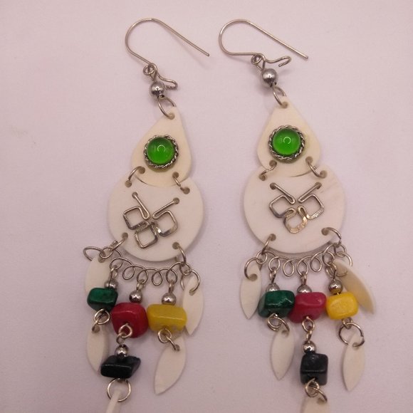 Jewelry | Peruvian Earrings For Women Natural Stone | Poshmark